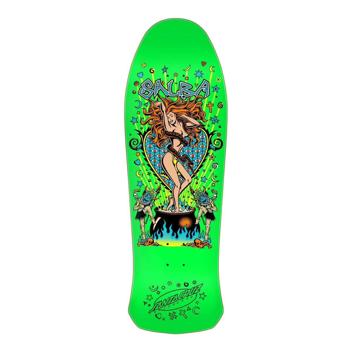 Santa Cruz Skateboard Deck 10.4in Salba Witch Doctor Reissue– Relief ...