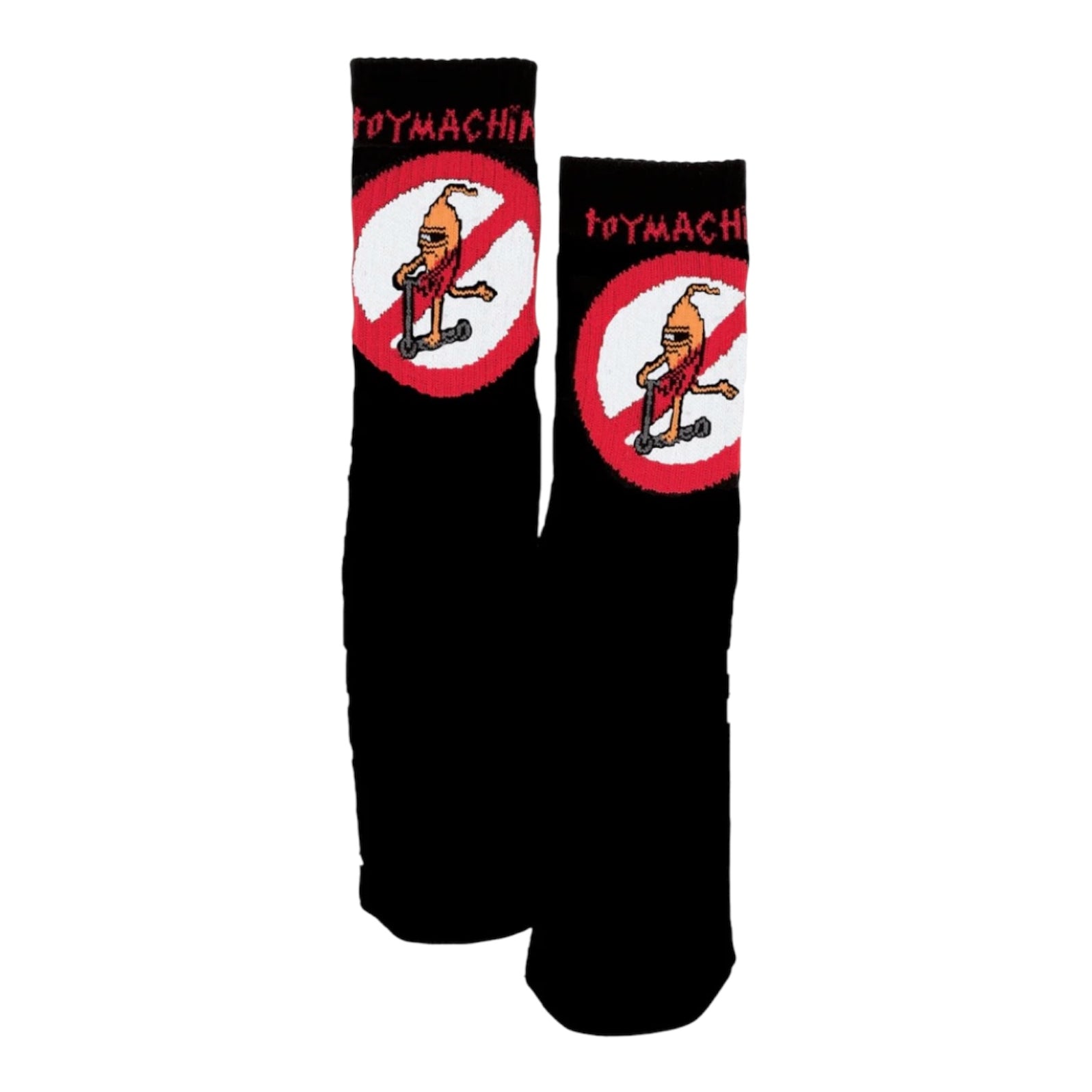 TOY MACHINE NO SCOOTER SOCK BLACK– Relief Skate Supply