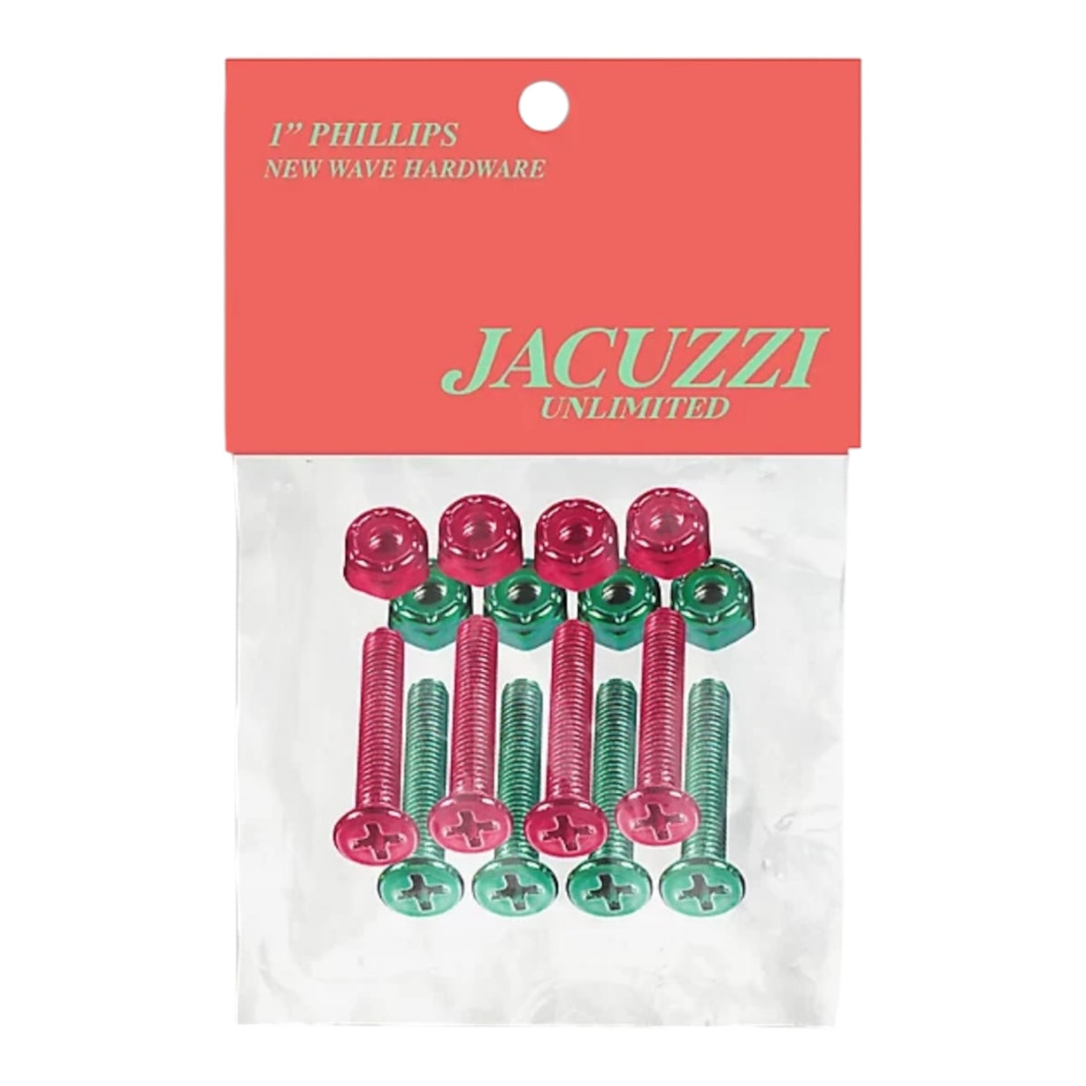 Jacuzzi New Wave Salmon & Mint 1" Skateboard– Relief Skate Supply