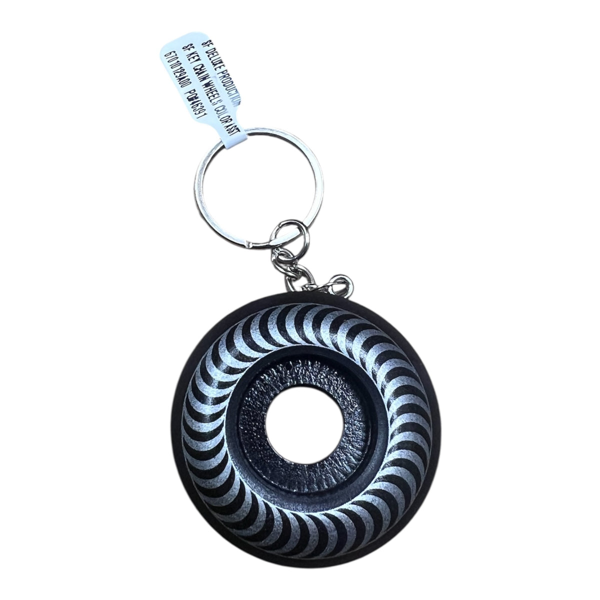 Spitfire Wheel Keychain Black– Relief Skate Supply