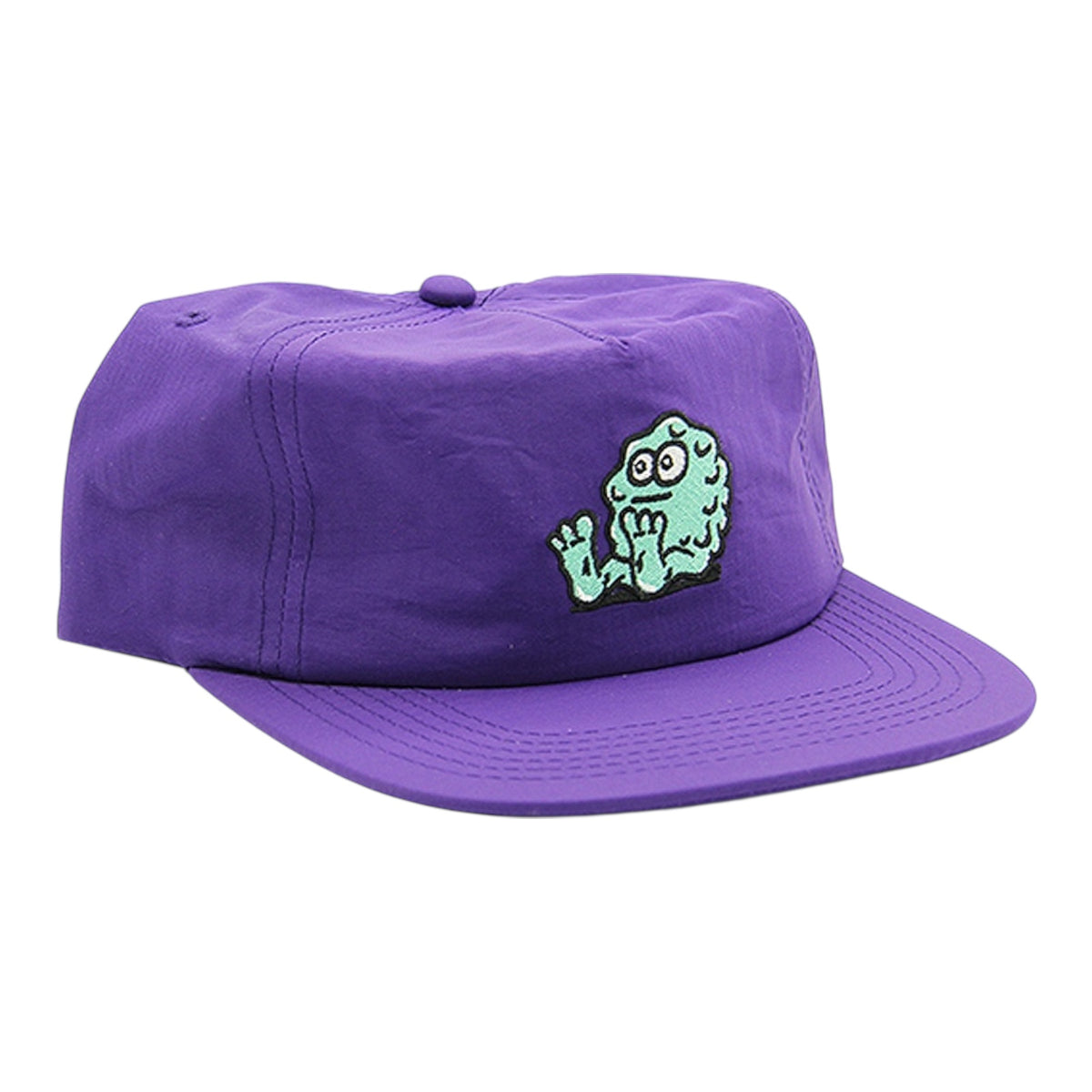 Snot Wide Boy Booger Logo 5 Panel Snapback Nylon Purple– Relief Skate ...
