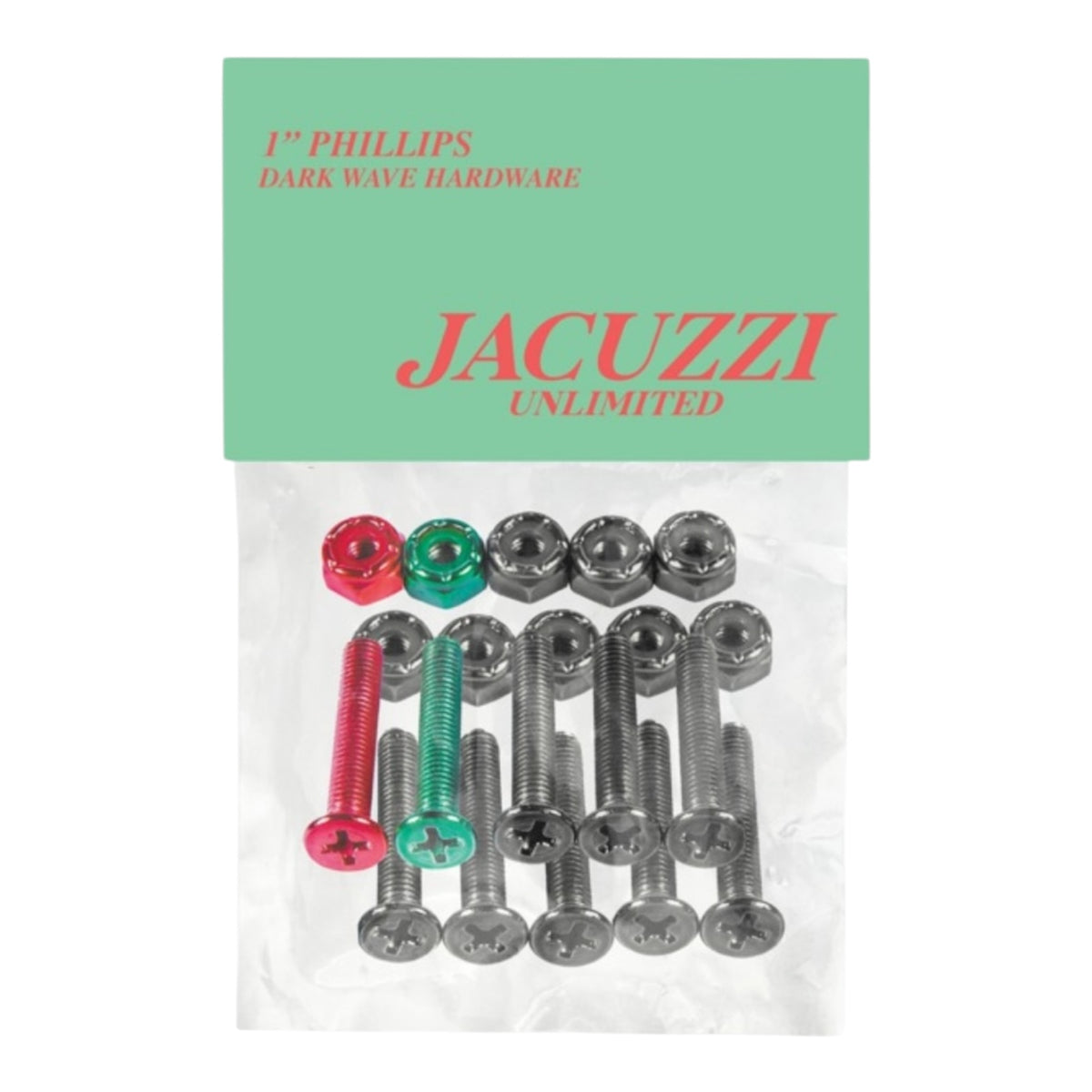 Jacuzzi Dark Wave 1" Skateboard Hardware– Relief Skate Supply