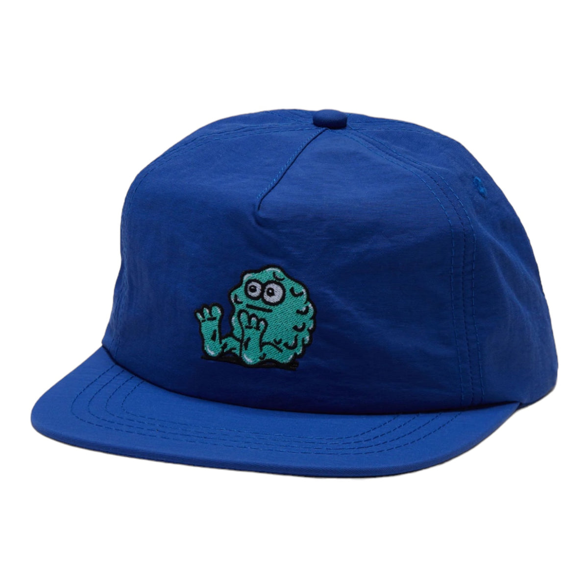Snot Wide Boy Booger Logo 5 Panel Snapback Nylon Blue– Relief Skate Supply