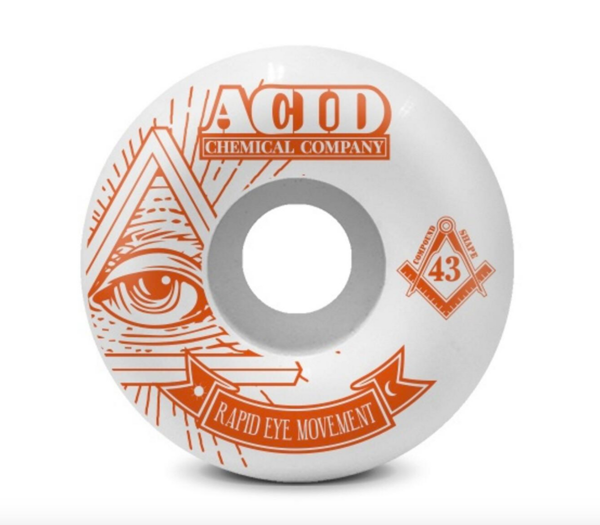 ACID WHEEL COMPANY REM "PYRAMID" WHEELS 55MM 99A– Relief Skate Supply